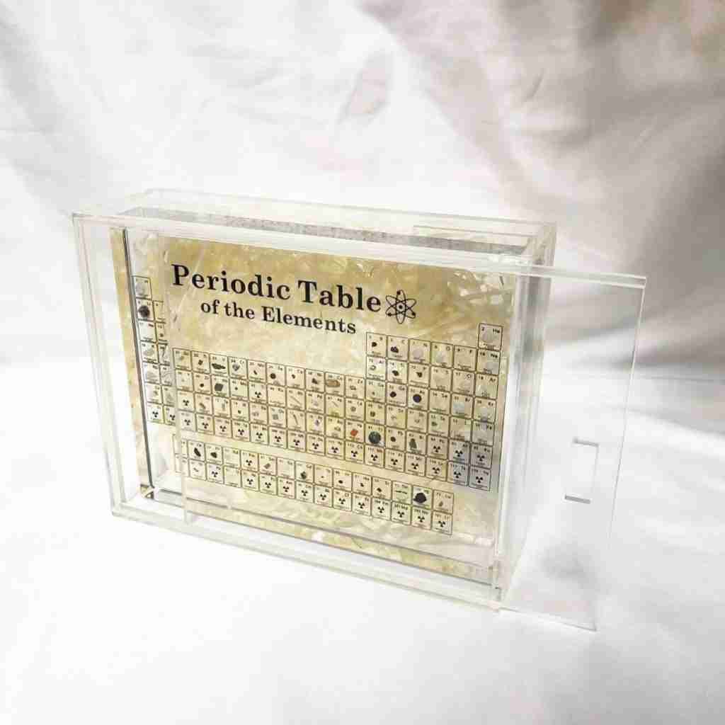 Acrylic Box with Lid for the Periodic Table Display of Elements ...