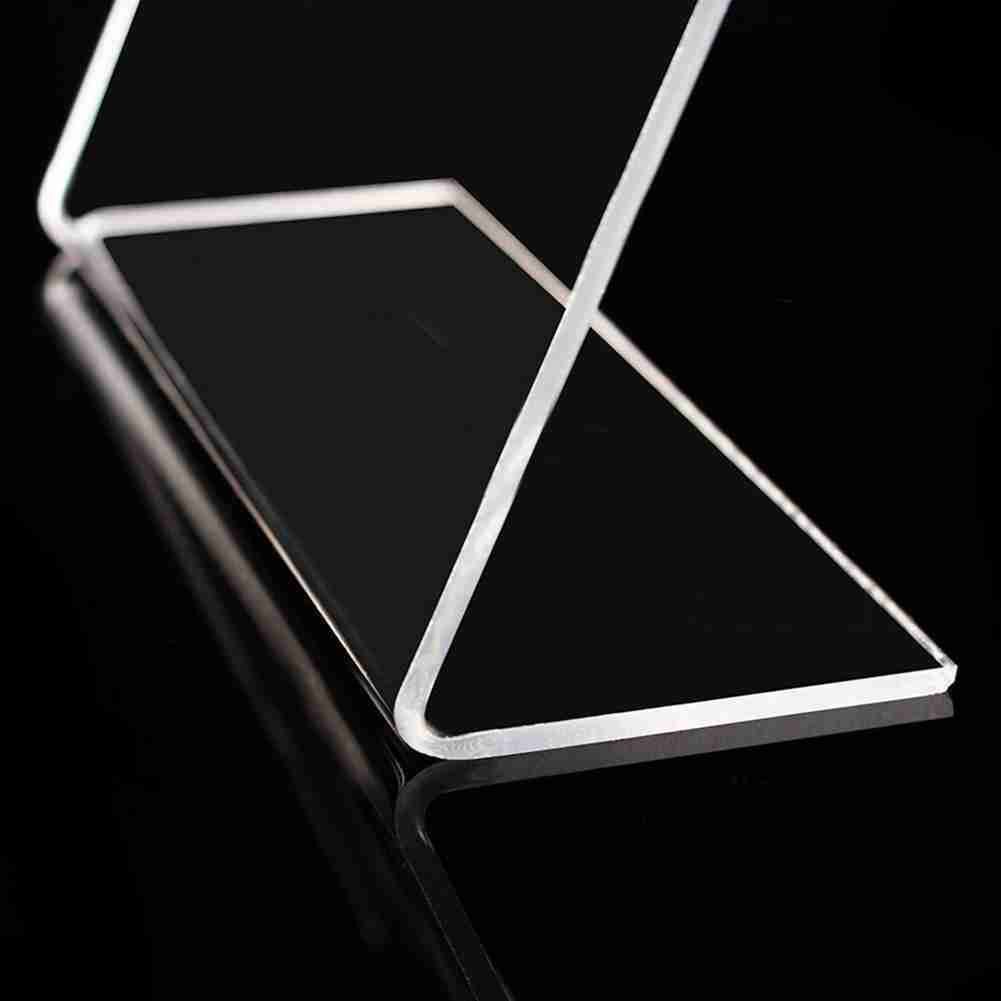 L Shaped Acrylic Sign Holder 4x6 Inches - Chinov Display