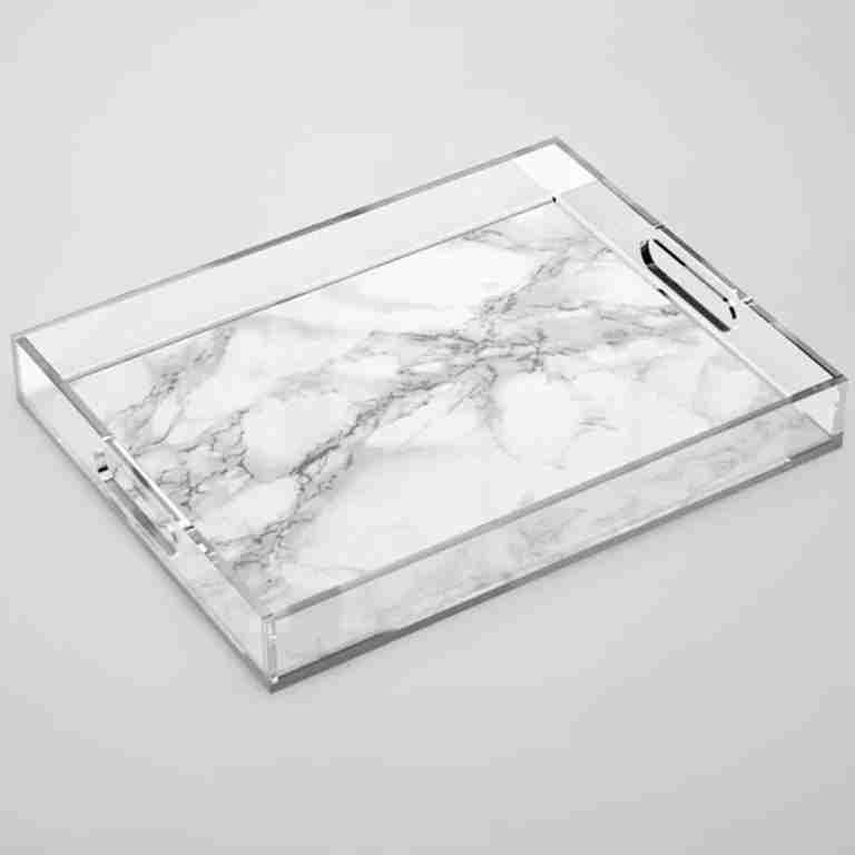 Wholesale Acrylic Trays | Custom in Black, Clear, White