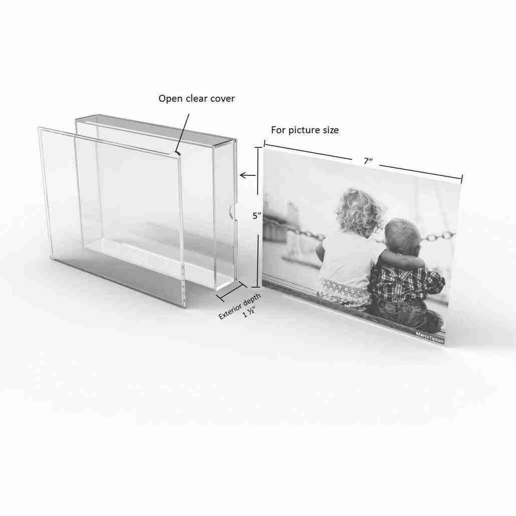 Acrylic Frame to Preserve Flowers Photo Frame Thin Display Box - Chinov ...