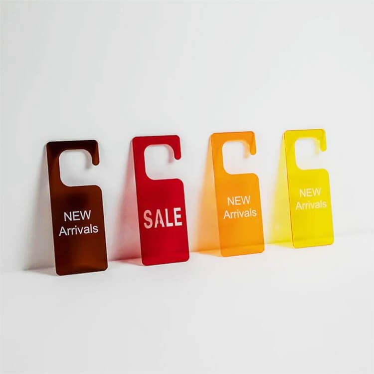 Acrylic Clothing Sale Sign Store Display Fixtures - Chinov Display