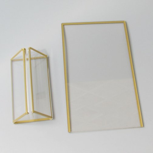 Detachable Acrylic Gold Frame Sign Holder 4x6 5x7 6x8 8.5x11 - Chinov ...