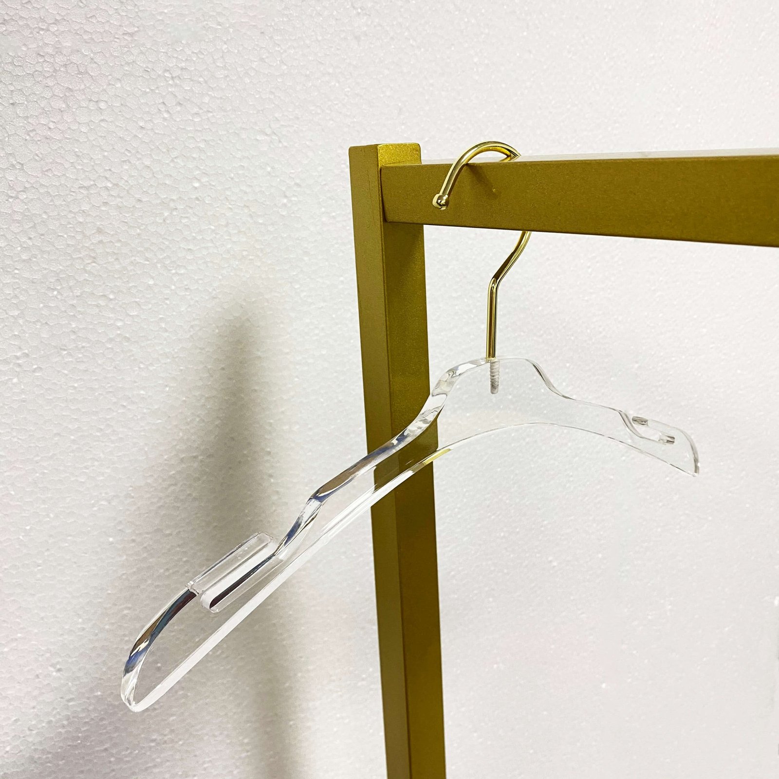 Acrylic Hanger 34.5 cm Wide with Notches For Bra and Children's Clothes ...