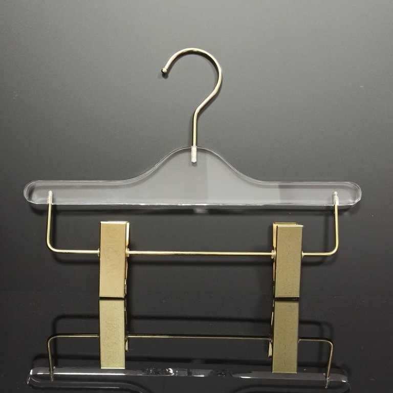 Acrylic Hanger with Drop-hanging Clips 28 cm Wide - Chinov Display
