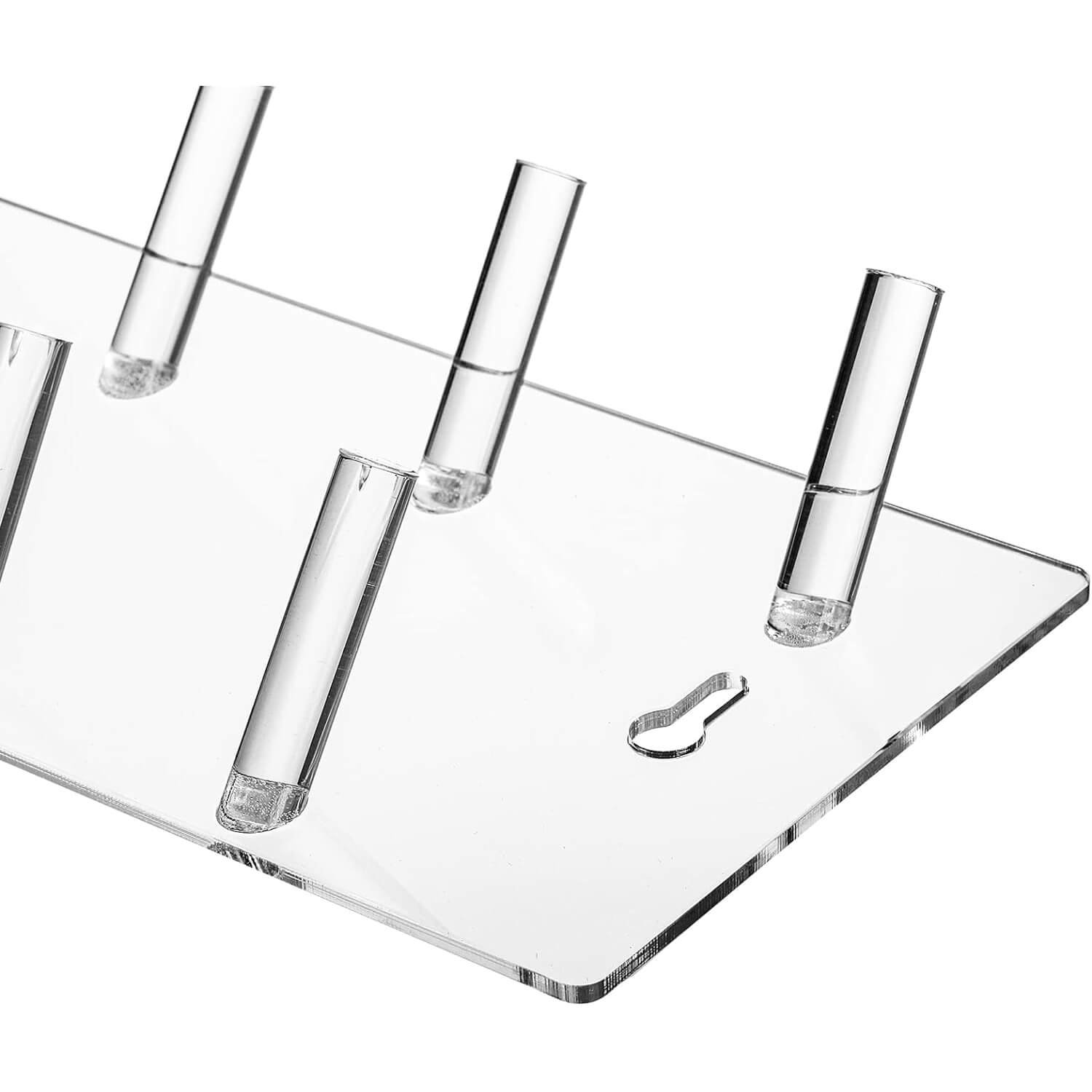 Acrylic Jewelry Display Wall Hanger of 11 Hooks - Chinov Display