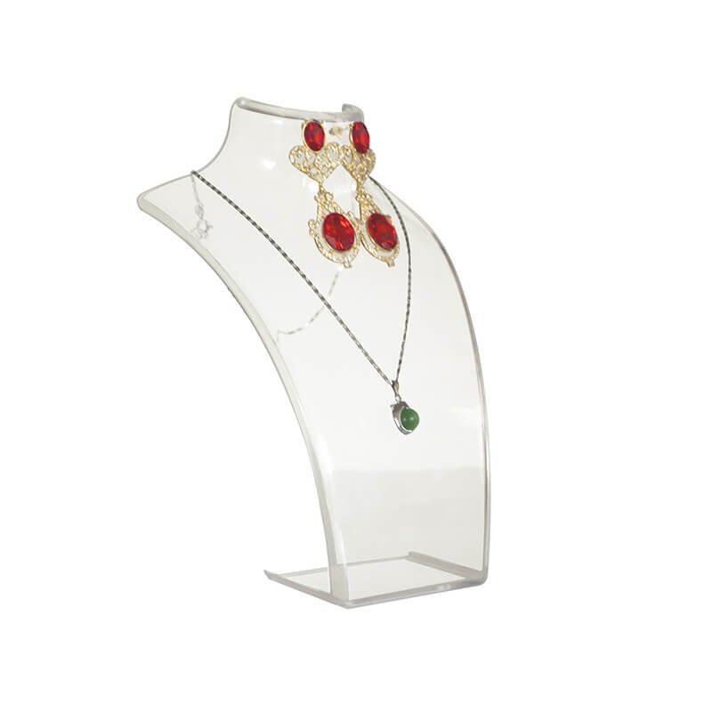 Acrylic Portrait Model Neck Jewelry Display Stand - Chinov Display