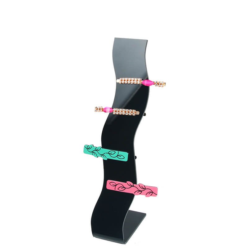 L-Shaped Acrylic Hair Clips Display Stand - Chinov Display