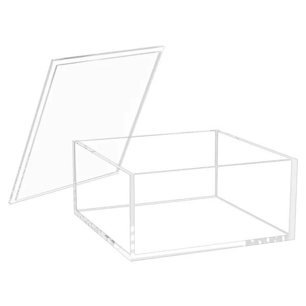 Clear Acrylic Box With Removable Lid Chinov Display