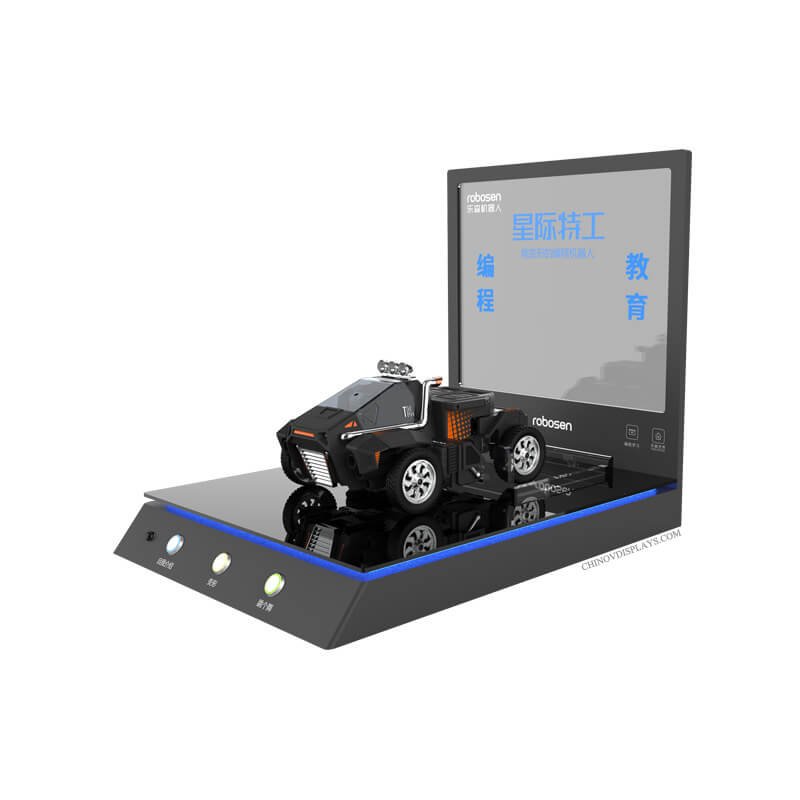 Custom Acrylic Display Interlligent Programming Robots Kid's Car Toys ...