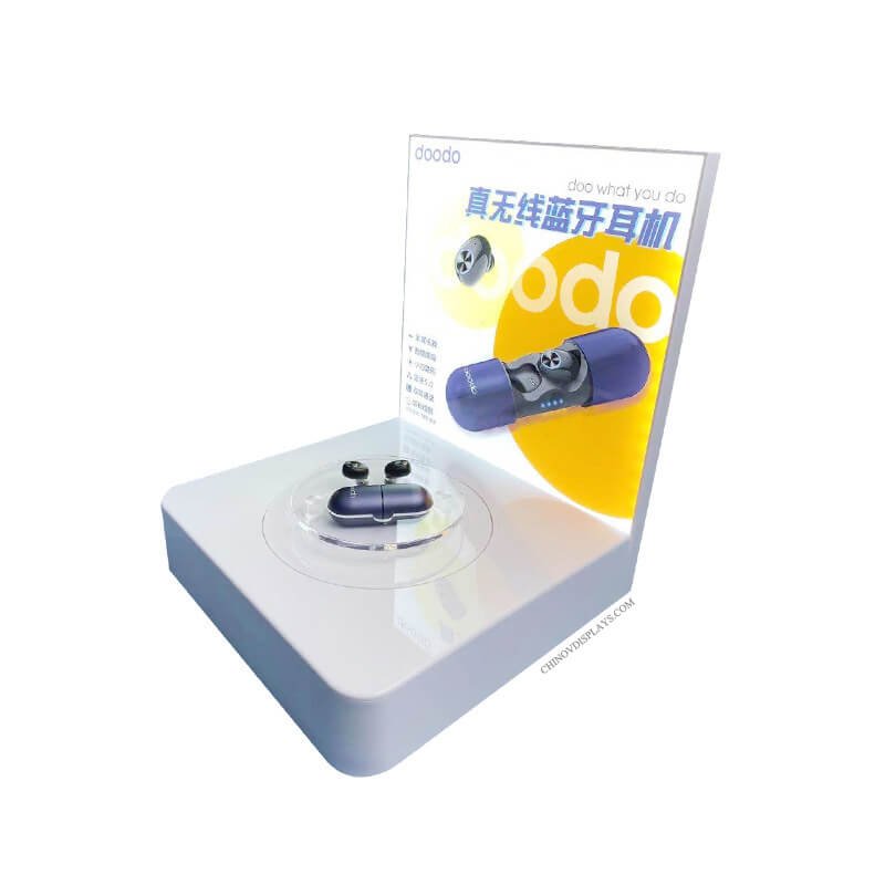 Custom Acrylic Display Wireless Bluetooth TWS Earphone Product Showcase ...