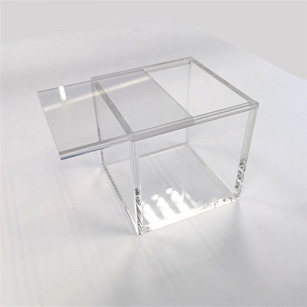 Custom Clear Acrylic Box with Sliding Lid - Chinov Display