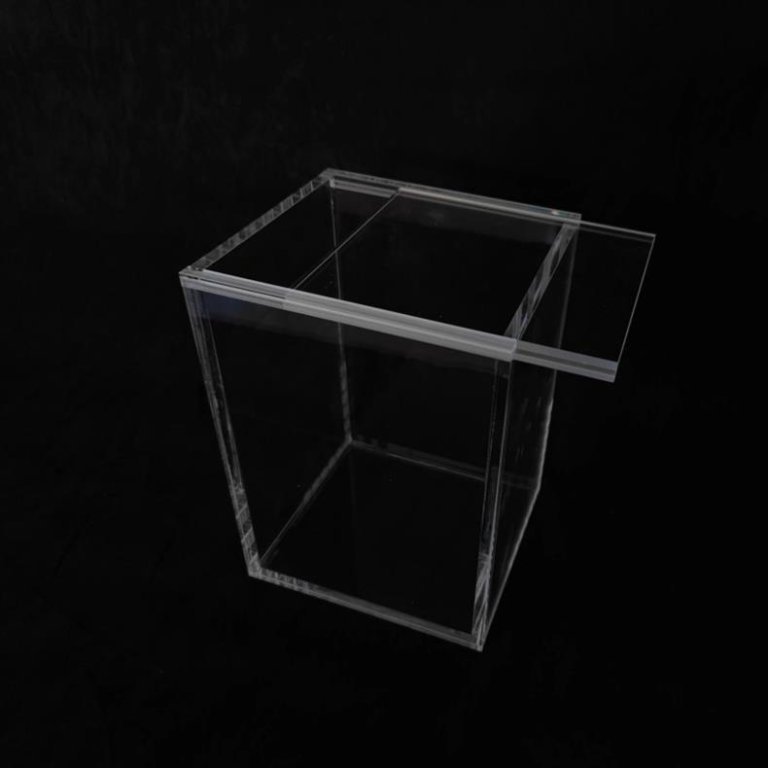 Custom Clear Acrylic Box with Sliding Lid - Chinov Display