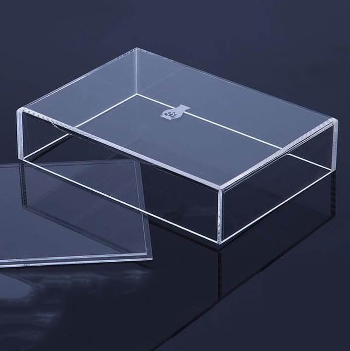 Custom Clear Acrylic Lid with LOGO - Chinov Display