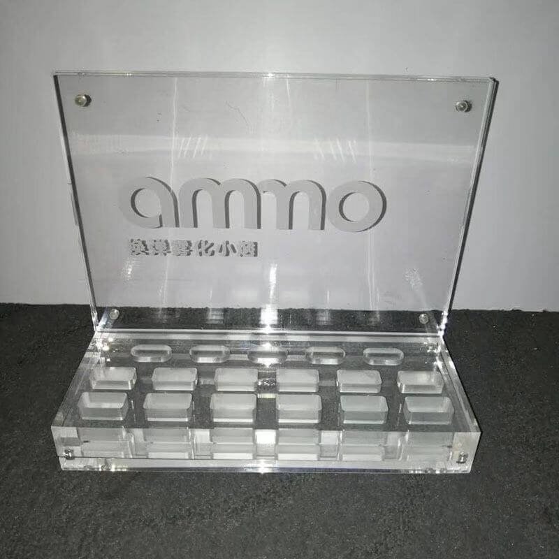 Modern Acrylic Vape Pod Display Stand - Streamlined Organizing Solution ...
