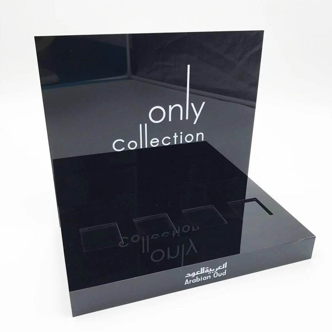 Premium Black Acrylic Skincare Display Stand - Chinov Display