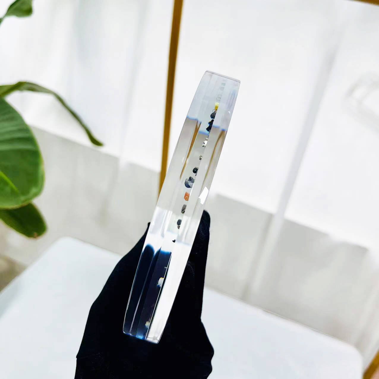 Round Periodic Table Display with Wood Base - Chinov Display