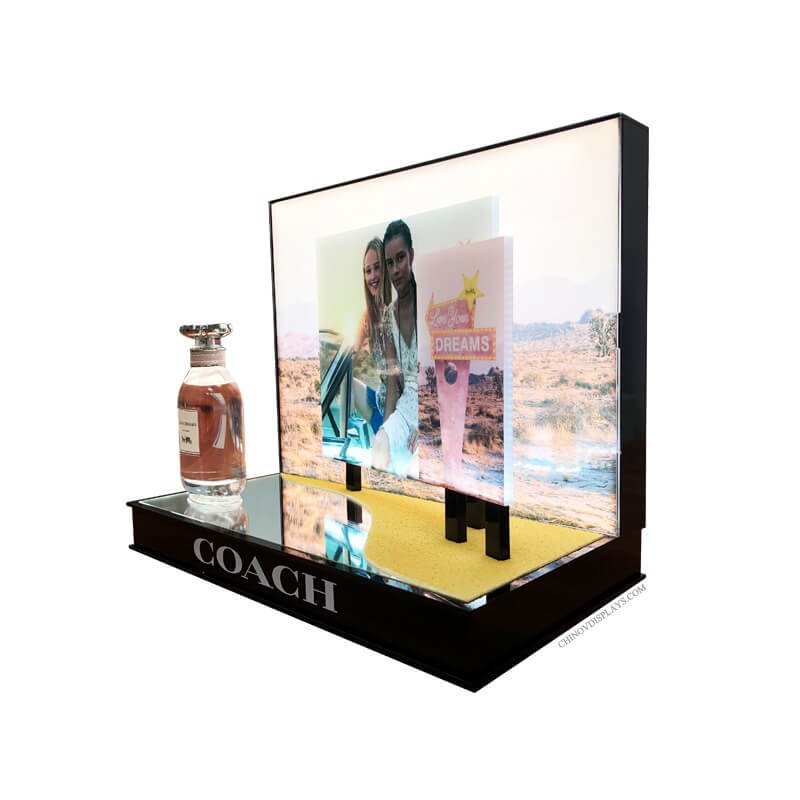 Wholesale Acrylic Display LED Perfume Custom Point of Purchase Stand ...